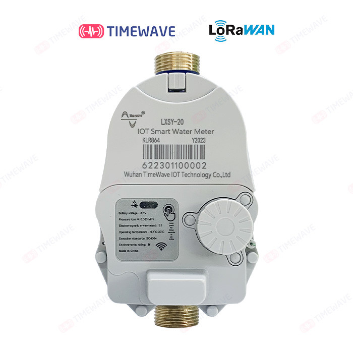 15/20/25mm LoRaWAN Smart Water Meter per l'installazione di DIN Rail